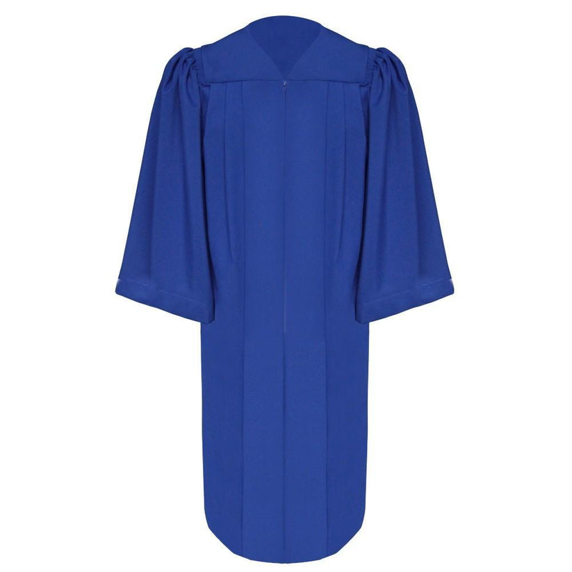 Deluxe Royal Blue Choir Robe - Churchgoers