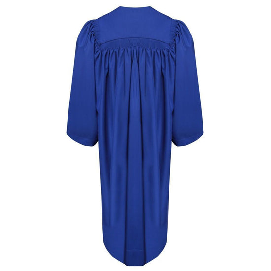 Deluxe Royal Blue Choir Robe - Churchgoers