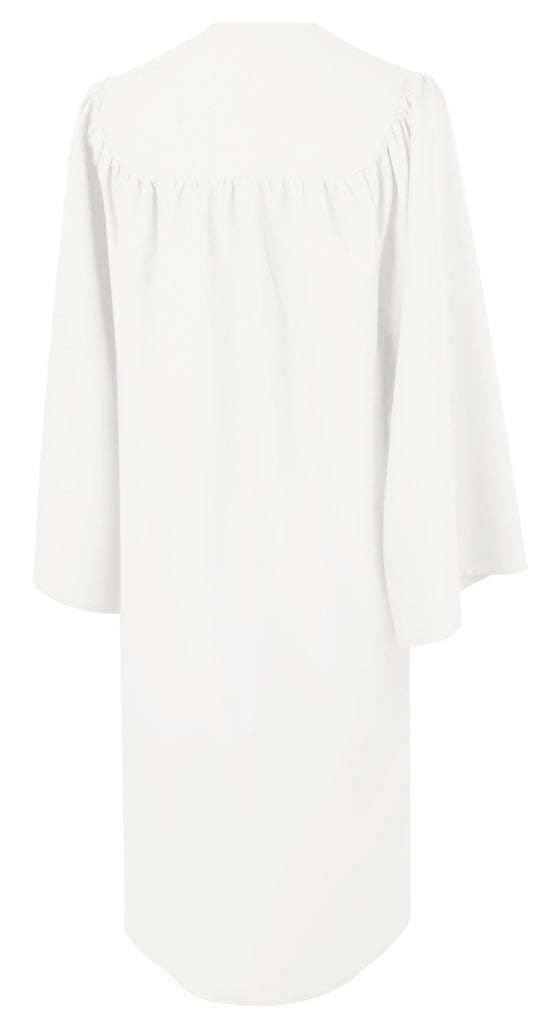 Matte White Choir Robe - Churchgoers