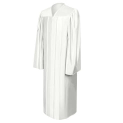 Shiny White Choir Robe - Churchgoers